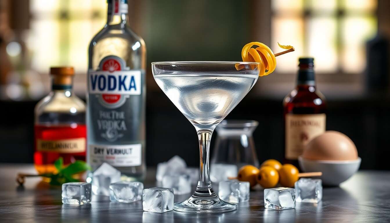 Recette vodka martini dry : le cocktail classique