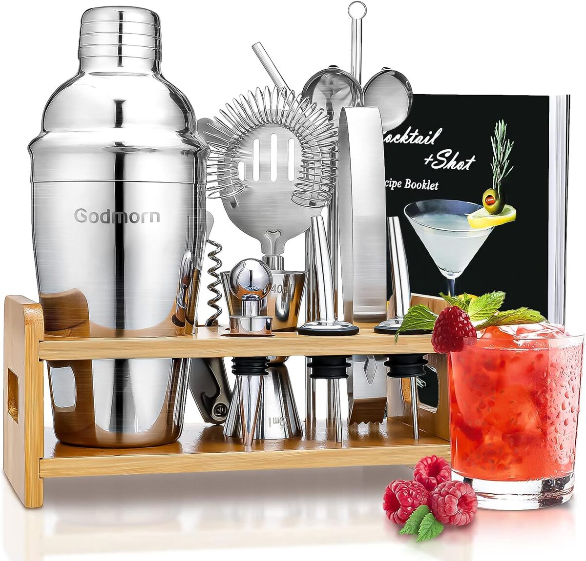 Kit cocktail Godmorn : test du set 13 pièces avec shaker et accessoires