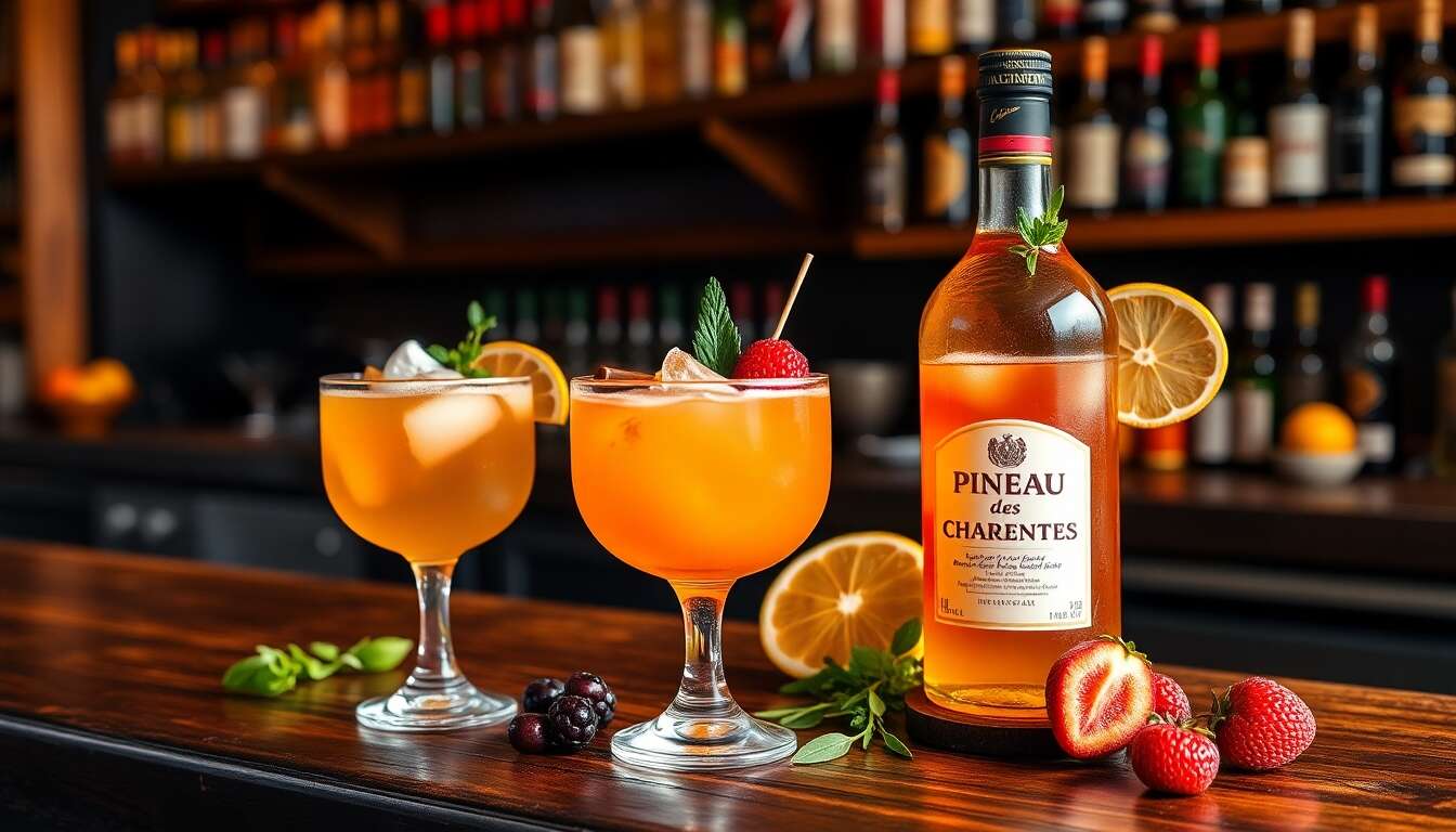 Cocktails au Pineau des Charentes : idées originales et gourmandes