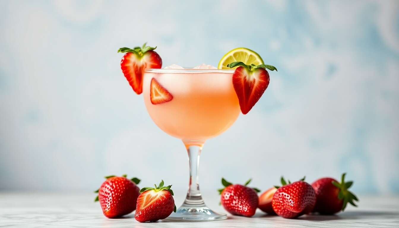 Daiquiri Fraise : un Cocktail estival à Déguster