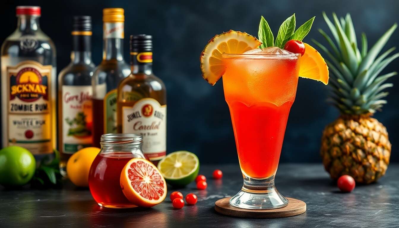 Cocktail exotique : découvrez le secret du Zombie Tiki